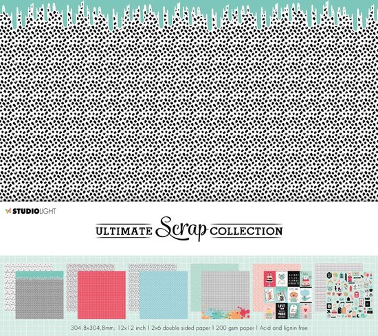 Studio Light Ultimate scrap collection background paper | bol.com