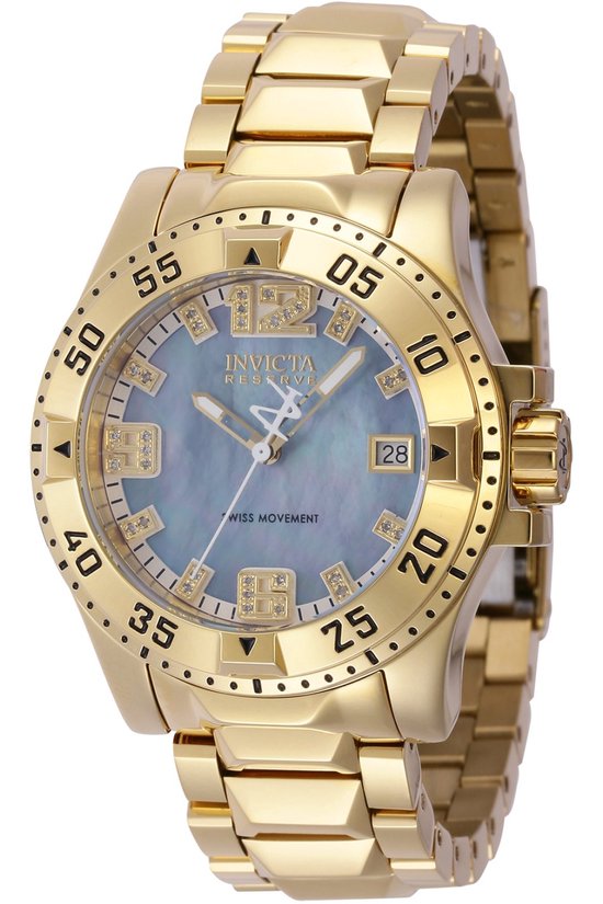 Invicta Reserve - Excursion 43227 Quartz Dameshorloge - 40mm - Met 33 diamanten | bol.com