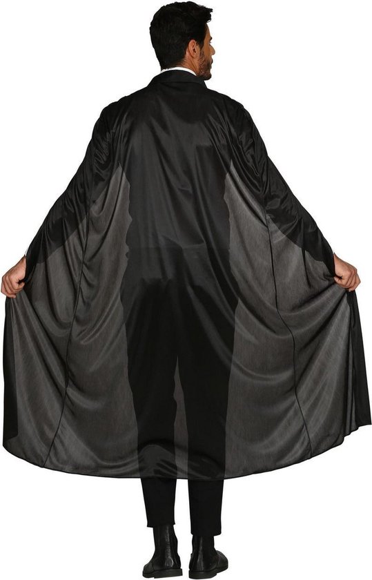 Zwarte Cape 136 cm | One Size | bol.com