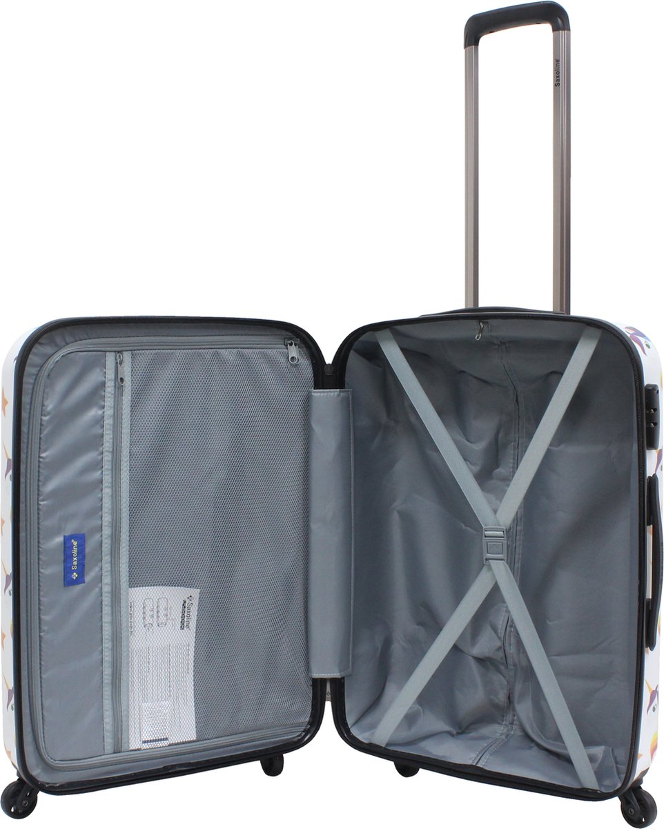 Saxoline Koffer / Reiskoffer / Trolley - 67 cm - 59 Liter - ABS ...