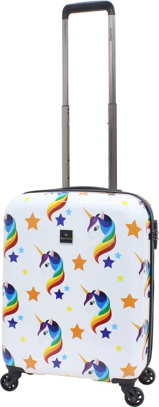 Saxoline Koffer / Reiskoffer / Trolley - 55 cm - 30 Liter - ABS - Print ...