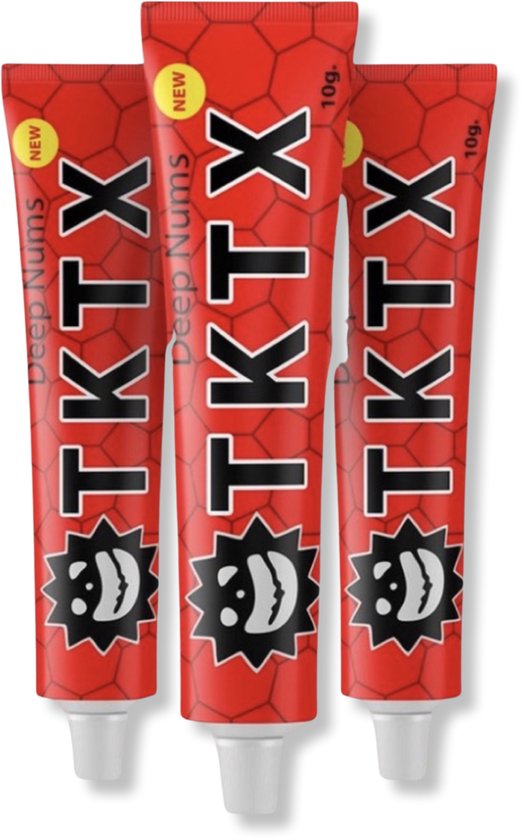 TKTX - Rood 40% - Tattoo crème - verdovende Creme - Tattoo zonder pijn ...