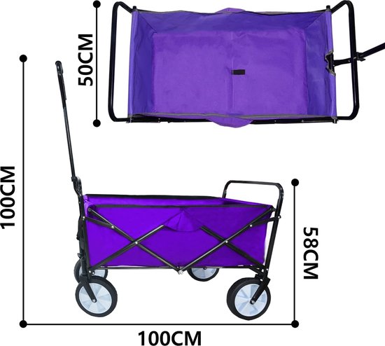 Bolderkar – inklapbare bolderkar – opvouwbaar bolderkar | bol