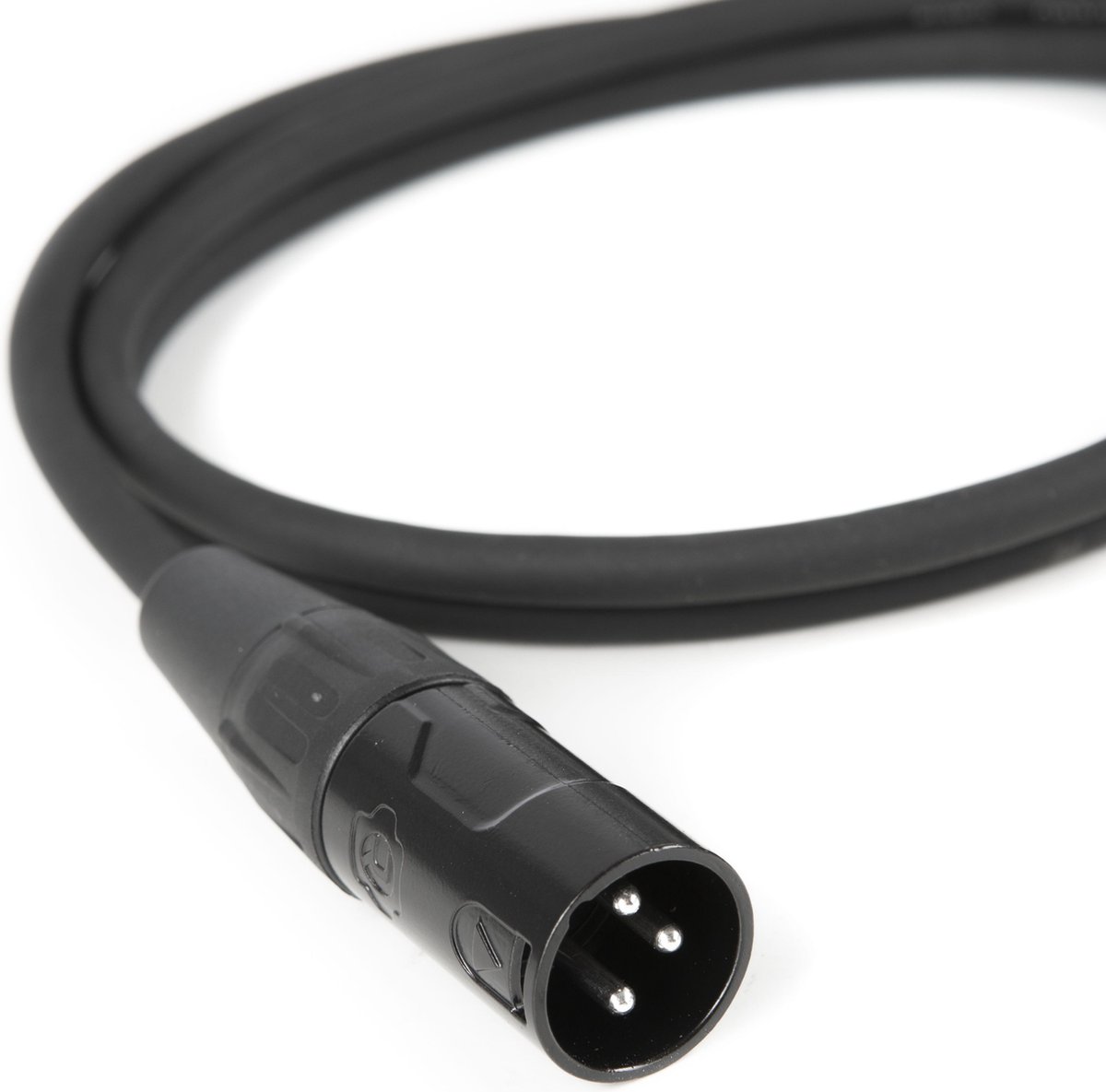 lightmaXX Ultra Series 3-Pin DMX Cable 1m (Black) - DMX-kabel | bol.com