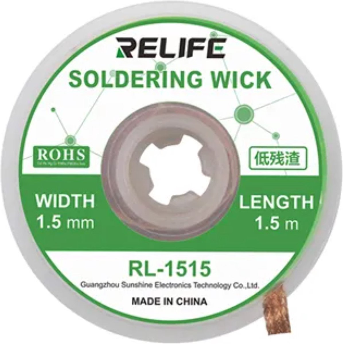 RELIFE RL-1515 - Soldeerlint - 1.5mm - 1.5 meter | bol.com