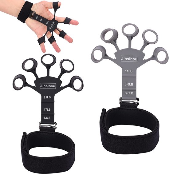 Exerciseur de main d'entraînement de doigt de Résistance réglable ...
