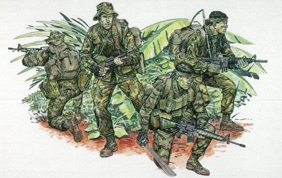1:35 Dragon 3303 LRRP - Figures - Nam Series Plastic Modelbouwpakket | bol