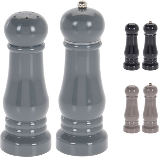 Excellent Houseware - Peper en Zout - Molenset - Taupe | bol.com