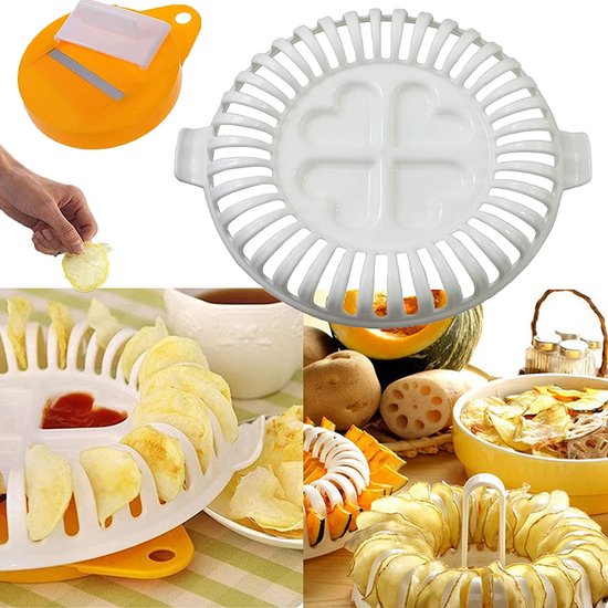 Chipsmaker Fries Cutter Gezonde Chip Slicer Maker Aardappelsnijder ...