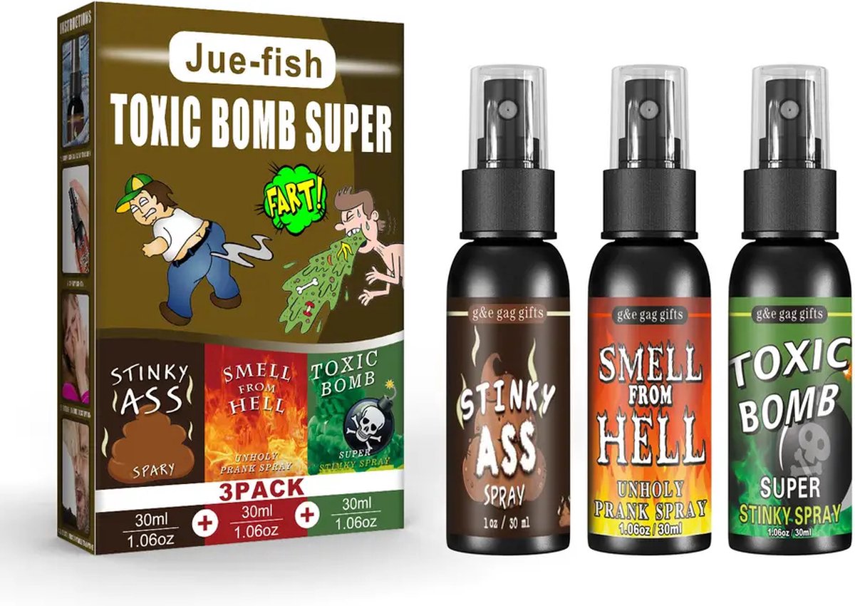 Fart Spray - Stink Spray - Scheet Spray - Poepspray - 30 ML - Prank ...