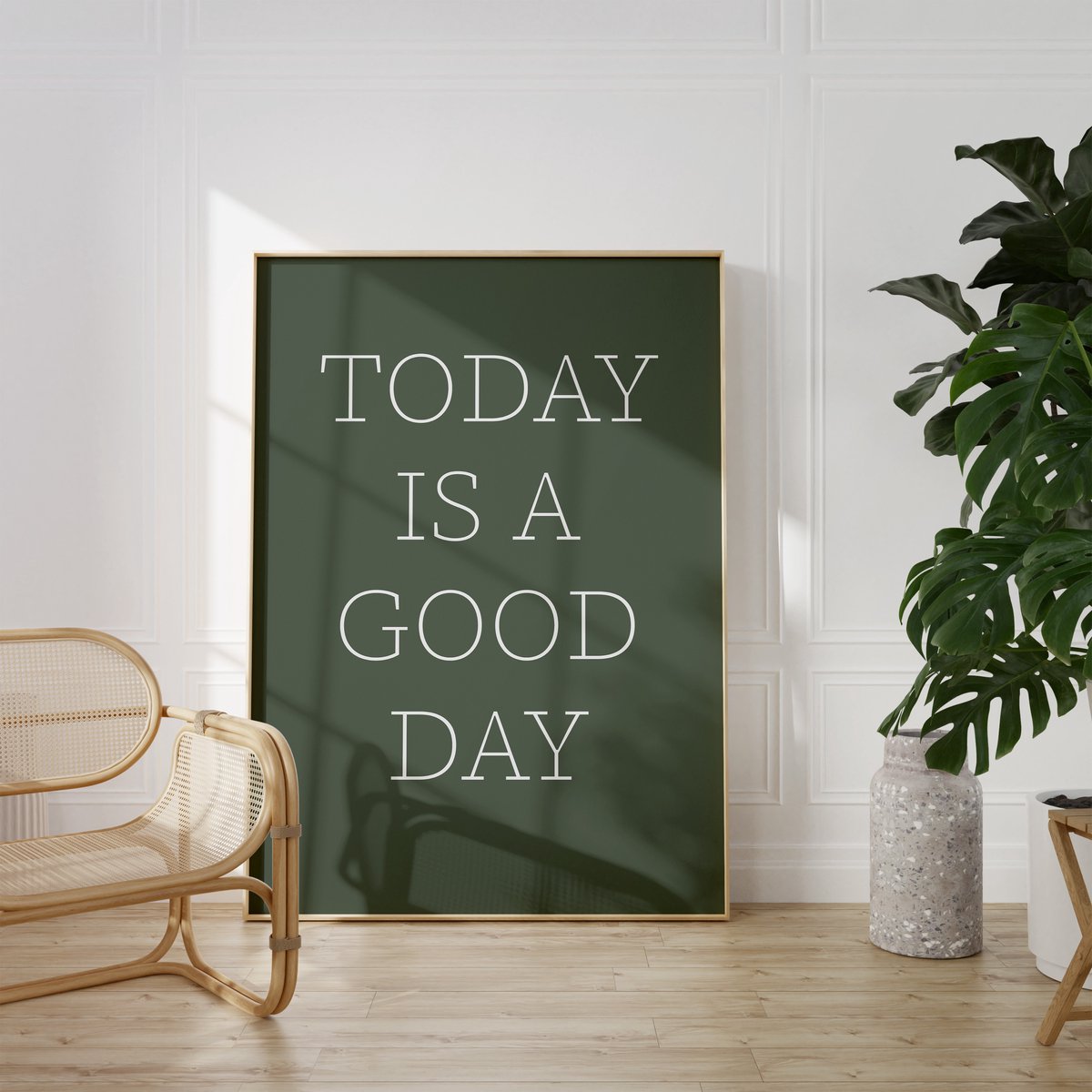 Poster Tekst - Today Is A Good Day Poster - Quotes Muur Decoratie ...
