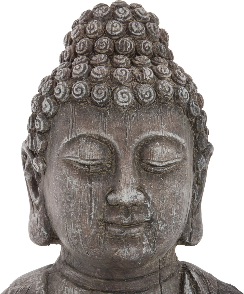 Atmosphera Boeddha hoofd beeld biddend - binnen/buiten - kunststeen ...