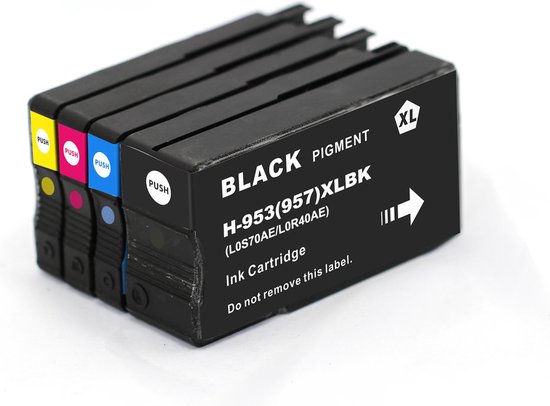 Huismerk HP 953 / 953XL inktcartridges - Multipack 4 Kleuren - Geschikt ...