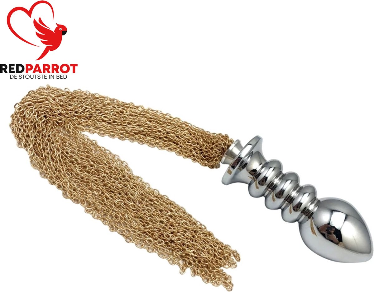 Luxe Zweep + buttplug | 2 in 1 | BDSM | Plug | Anaal | SM | Ketting ...