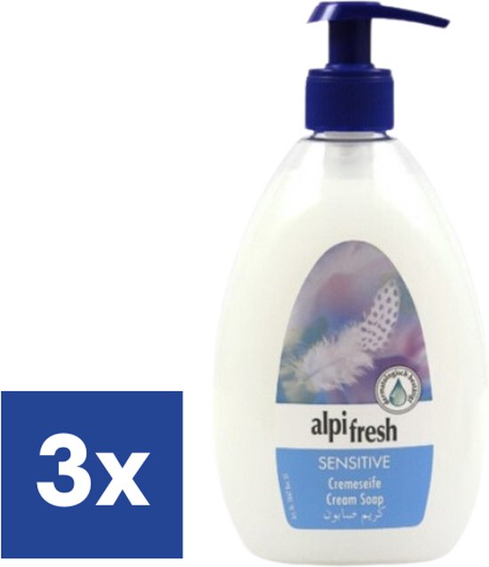 Alpi Fresh Sensitive Handzeep - 3 x 500 ml | bol