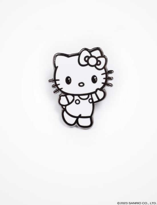 Hello Kitty Enamel Pin - kaomoji | bol