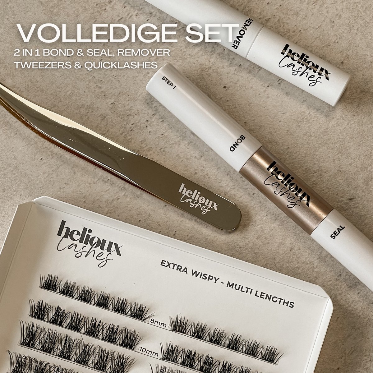 Helioux® Quicklashes - Extra Wispy Multi Lengths - Nepwimpers - DIY ...