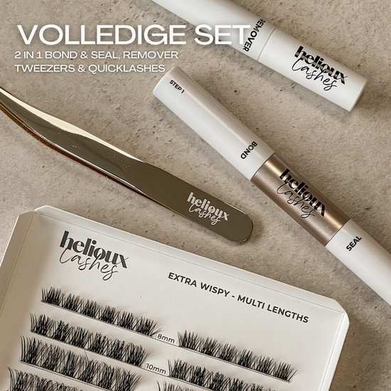 Helioux® Quicklashes - Extra Wispy Multi Lengths - Nepwimpers - DIY ...