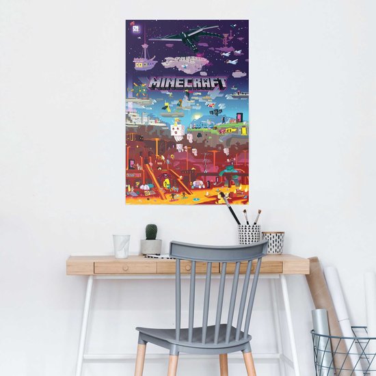 Poster Games Minecraft 91,5x61 cm - Reinders | bol.com