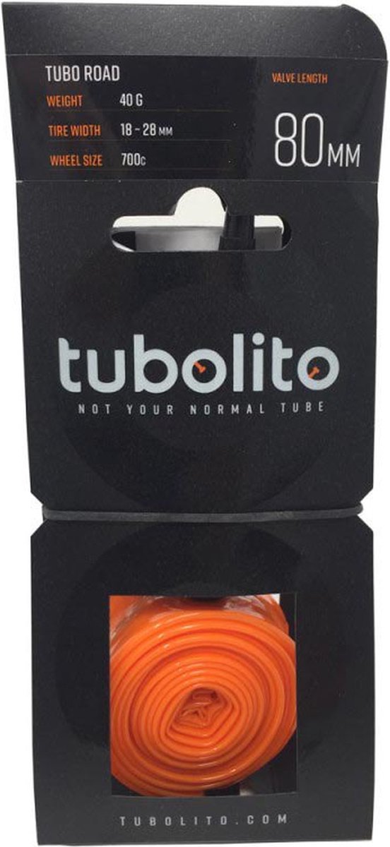 Tubolito Tubo ROAD Binnenband Racefiets - 700C - Frans ventiel 80mm | bol.com