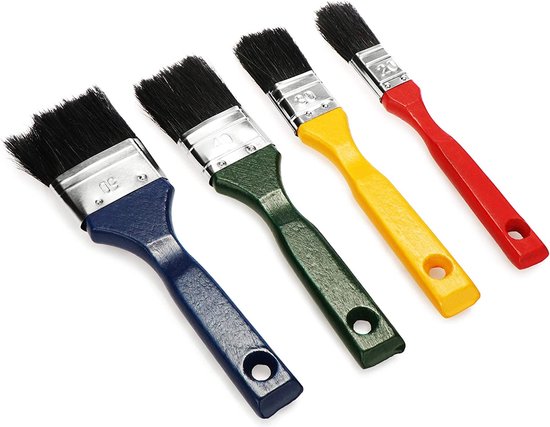 8-delige set bordhouders - plaat Kwast in 4 maten - universele lakkwast ...