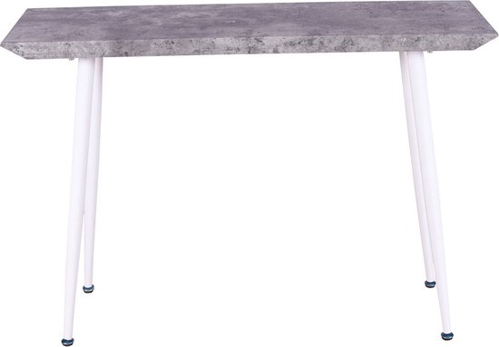 Edge sidetable 30x110 cm beton decor, wit. | bol.com