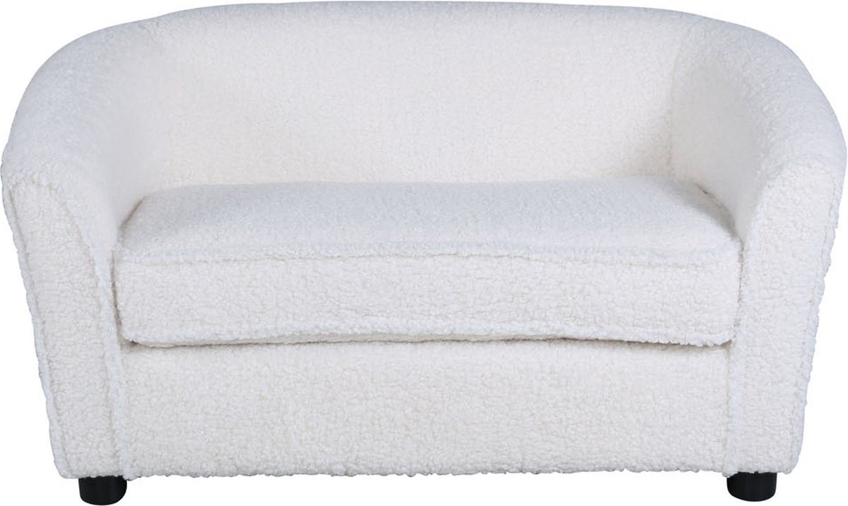 Teddy bank 2 persoons voor kinderen wit. | bol.com