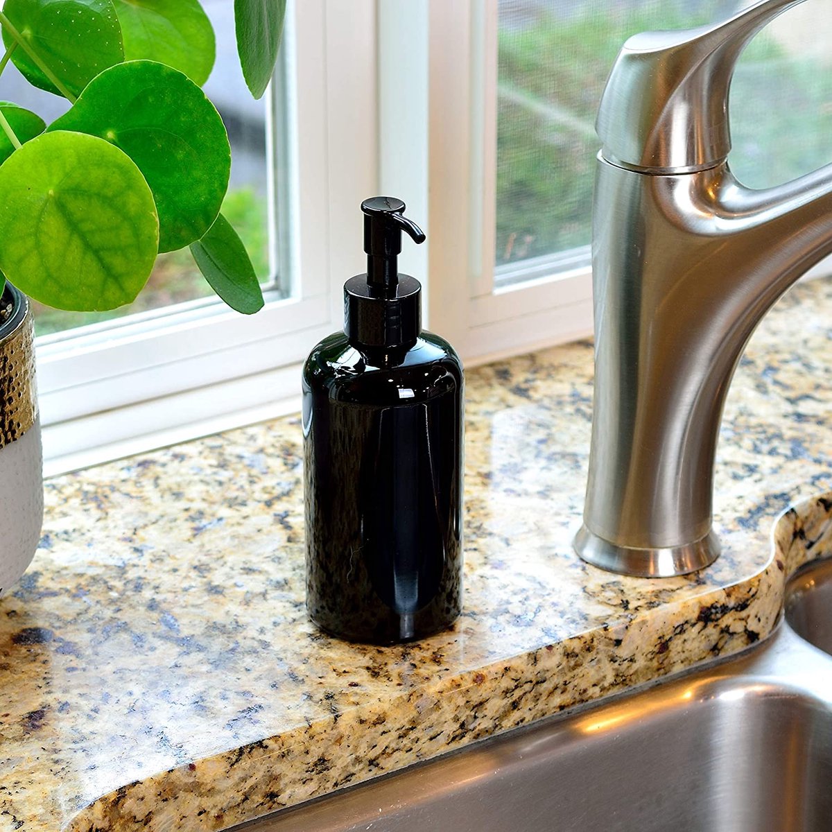 Set van 6 350 ml pompjes voor shampoo, uitneembare plastic pompjes ...