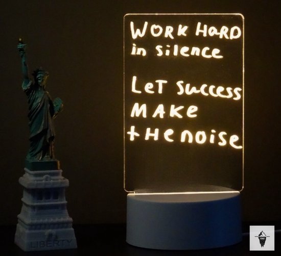 RNF - Led Bord - LED - notitiebord - transparant - message board - DIY ...