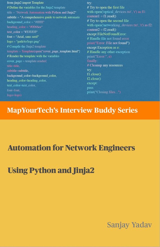 MapYourTech's Interview Buddy Series 1 - Automation for Network Engineers Using Python... | bol.com