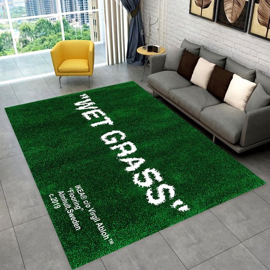 Wet Grass Rug,GrasTapijt,Gras Verschijnt Tapijt,Groen Tapijt ,Graslook ...