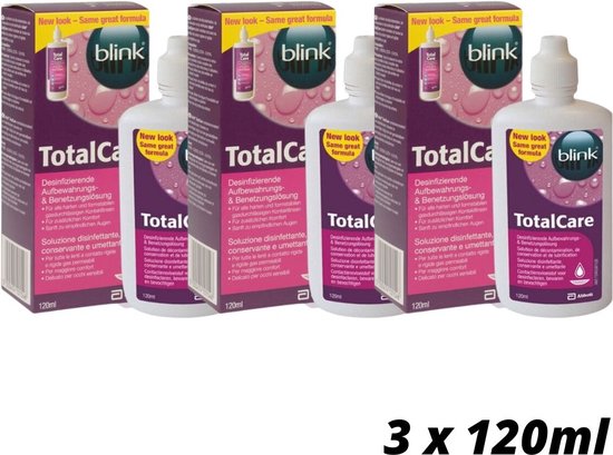 Totalcare Solution 3x120ml - lenzenvloeistof | bol