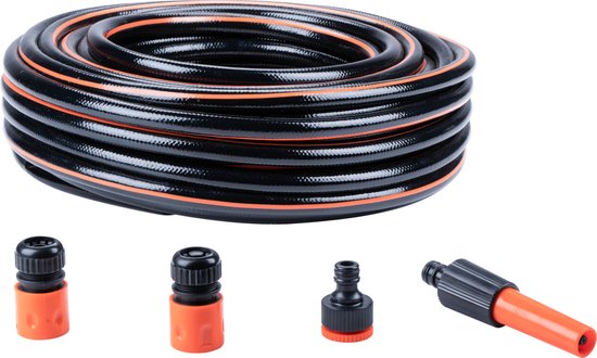 BLACK+DECKER Tuinslang met Koppelingen - Tuinslang Koppelingen Set 5 ...