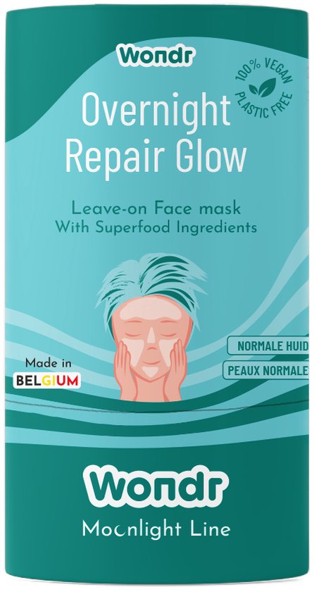 WONDR leave-on facemask - Normale tot vette huid - Hydrateert en ...