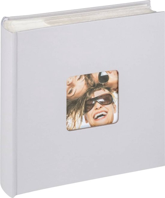 Walther Design Fotoalbum Fun Memo 200 foto's 10x15 cm lichtgrijs | bol