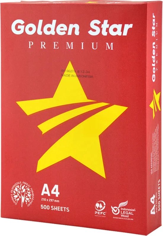 Goldenstar 80gr A4 papier - 500vel/pak | bol.com