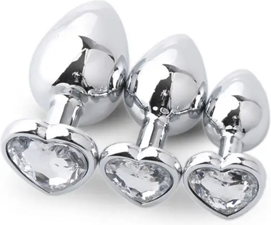 Oursecret® Buttplug Set Met Hartjes Sex Toys Voor Vrouwen En Mannen