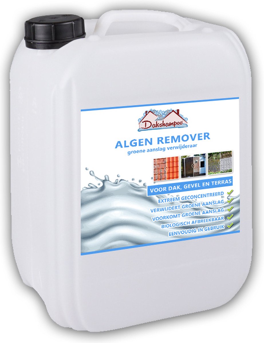 Algen Remover: DAKSHAMPOO® - 10 liter - Reinigingsmiddel voor o.a ...