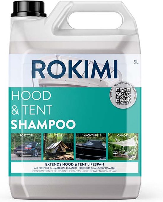 Rokimi | Sprayhood & Tent Shampoo | 5000ml | Tentdoekreiniger | Voor ...