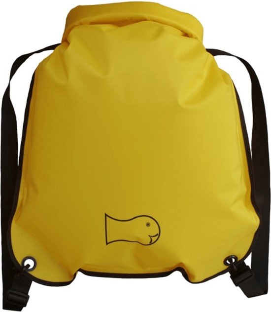 Drybag-waterdichte rugtas-zwemtas 30 liter / geel maat L | bol