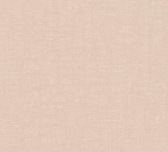 LINNENLOOK BEHANG | Uni - roze beige - A.S. Création Nara | bol