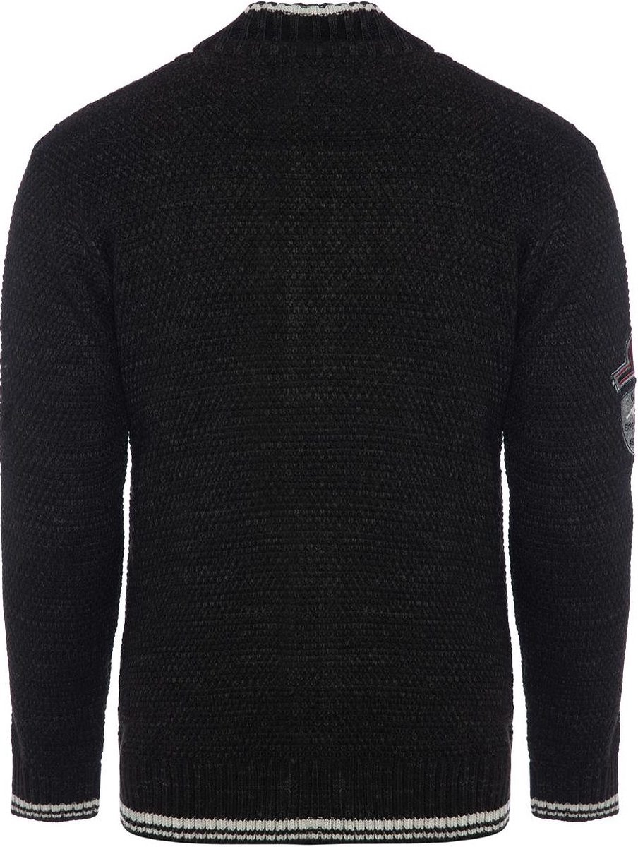 Premium Carisma Gebreid Heren Vest Met Knopen Zwart 7806 - M | bol