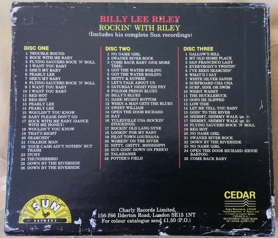 Rockin' With Riley, Billy Lee Riley | Muziek | bol