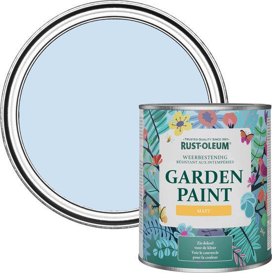 Rust-Oleum Light Blue Garden Peinture Mat - Poudre Bleue 750ml | bol.com