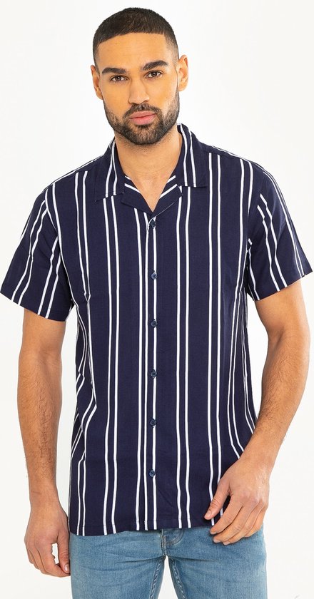 Threadbare Denim Corps Merlot Shirt | bol.com