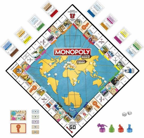 Monopoly Wereldreis - Bordspel (Franstalig) | Games | bol