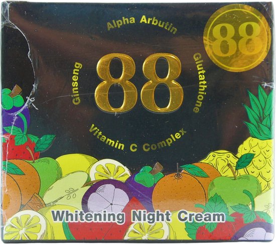88 Total White Whitening nacht cream 20 gram | bol