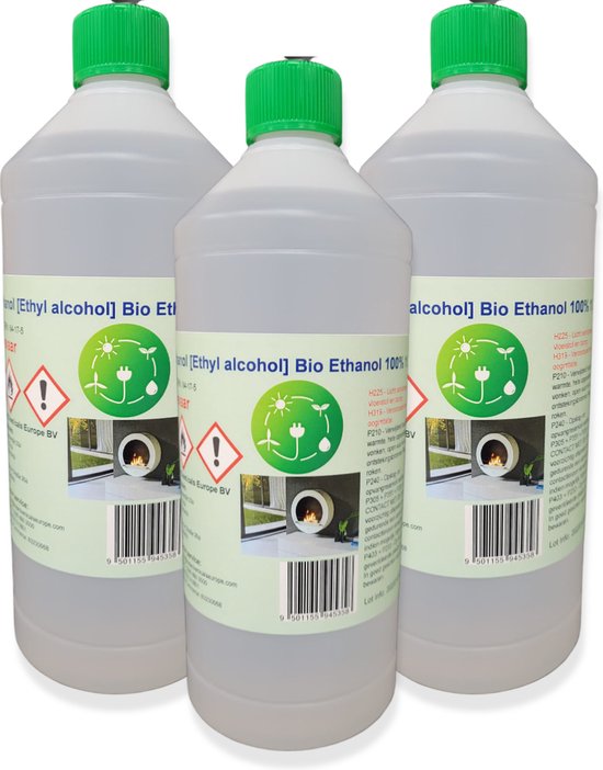 Bio ethanol - 100% zuiverheid - BioFair - Bioethanol - schone ...