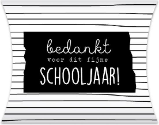 5x Gondeldoosje- Einde schooljaar- Bedankt voor dit fijne schooljaar | bol