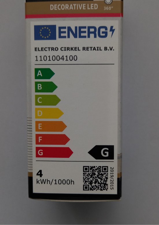 2 stuks Calex LED - buislamp - 3,5W(25W) E14 - Gold -Goud - Dimbaar met Led dimmer | bol